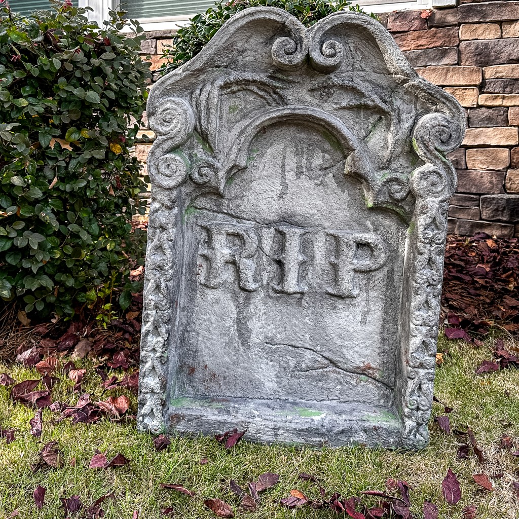 Give Foam Gravestones a Scary Realistic Makeover This Halloween! – The ...